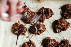 Walnut Pecan Clusters | Walnut Pecan Caramel Cluster Recipe