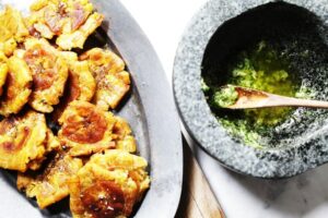 Tostones Recipe (Fried Green Plantains) - Sophisticated Gourmet